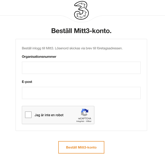 Skapa ett inlogg till Mitt3 – Advisera Support